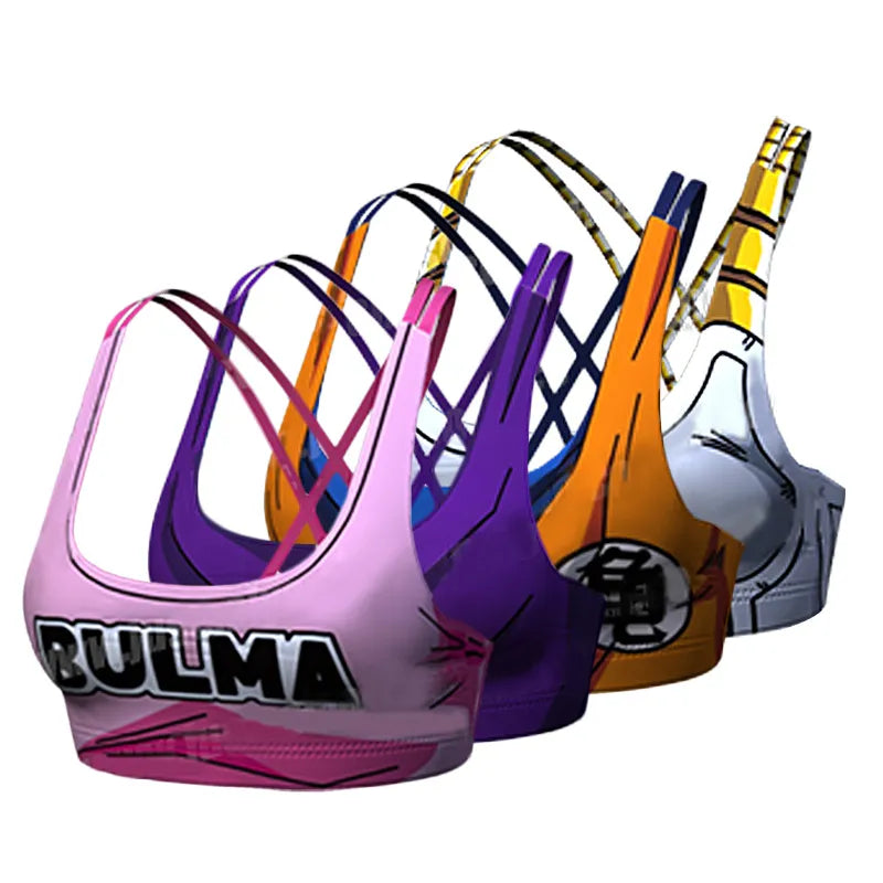 Anime-Inspired Sports Bra | Anime Merch | Gym Anime Merch | Anime Bra ...