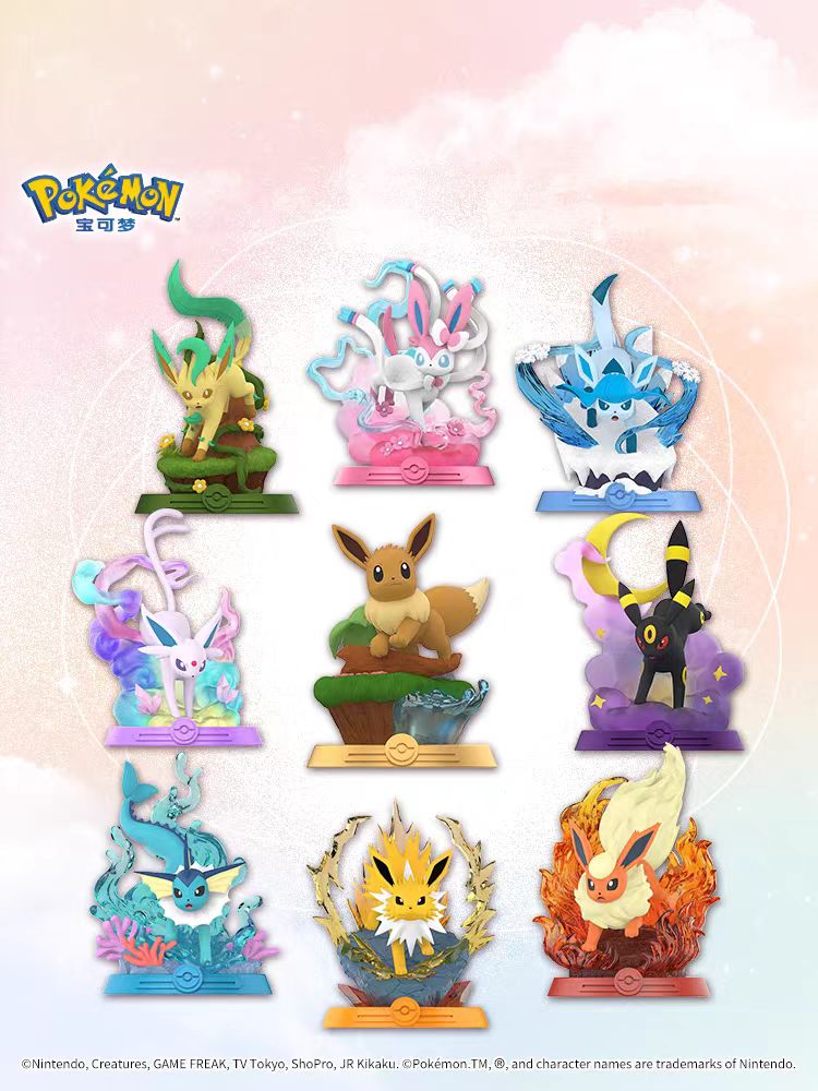 Pokemon Eeveelution Figurine Collection | Pokemon Merch | Anime Merch ...
