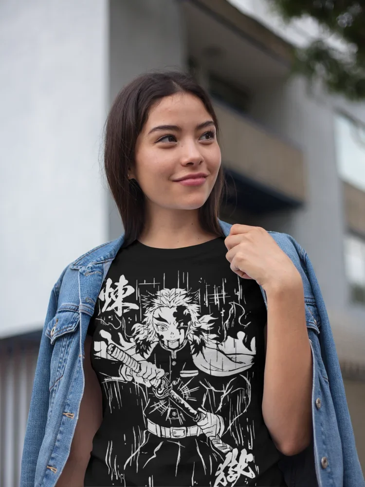Kyojuro Rengoku T-Shirt | Demon Slayer Merch | Anime Merch | Anime ...