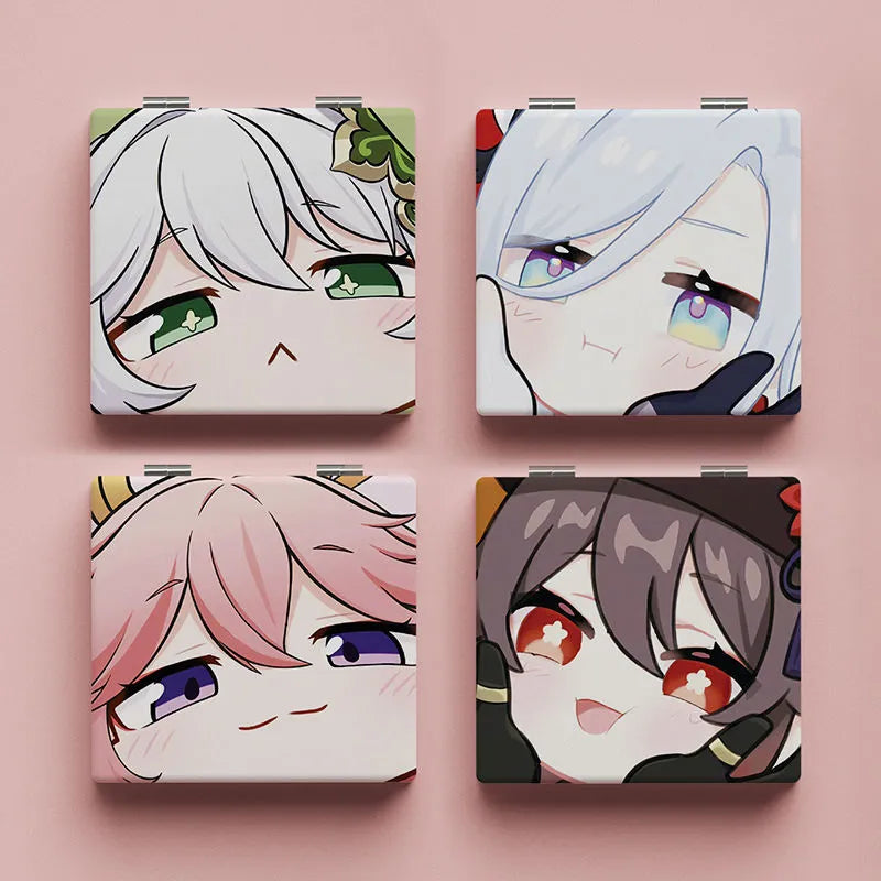 Genshin Impact Folding Mirror | Genshin Impact Merch | Anime Merch ...