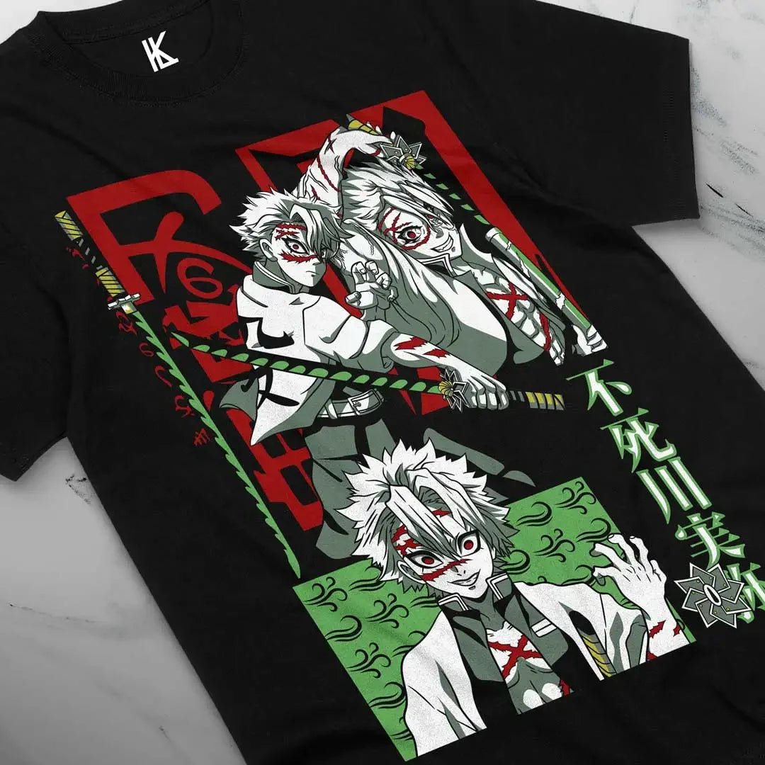 Fierce Sanemi & Kokushibo Tee | Anime shirts | Anime merch ...