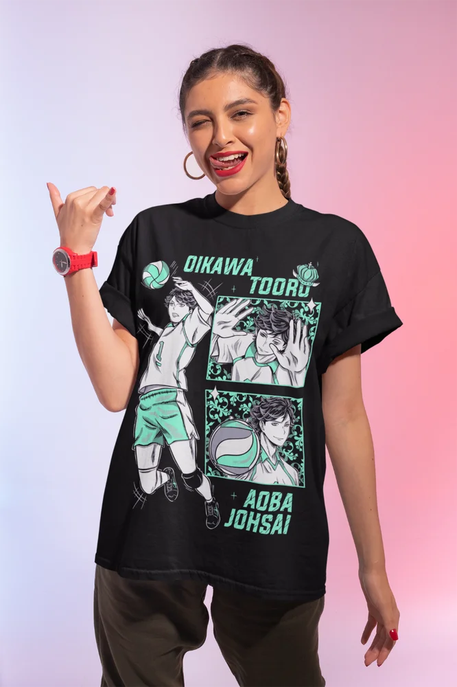 Oikawa Tooru Aoba Johsai Tee | Anime shirts | Anime merch ...