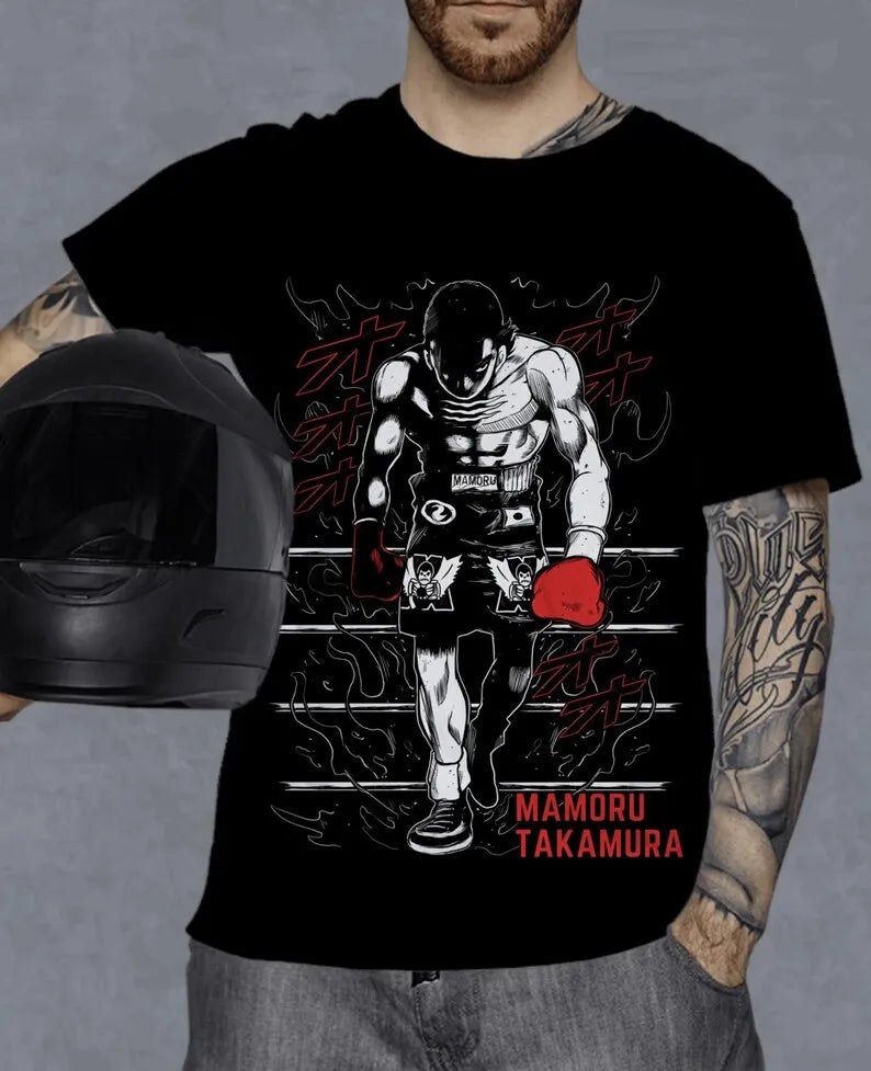 Takamura Champion Tee | Anime shirts | Anime merch | Anime tees ...