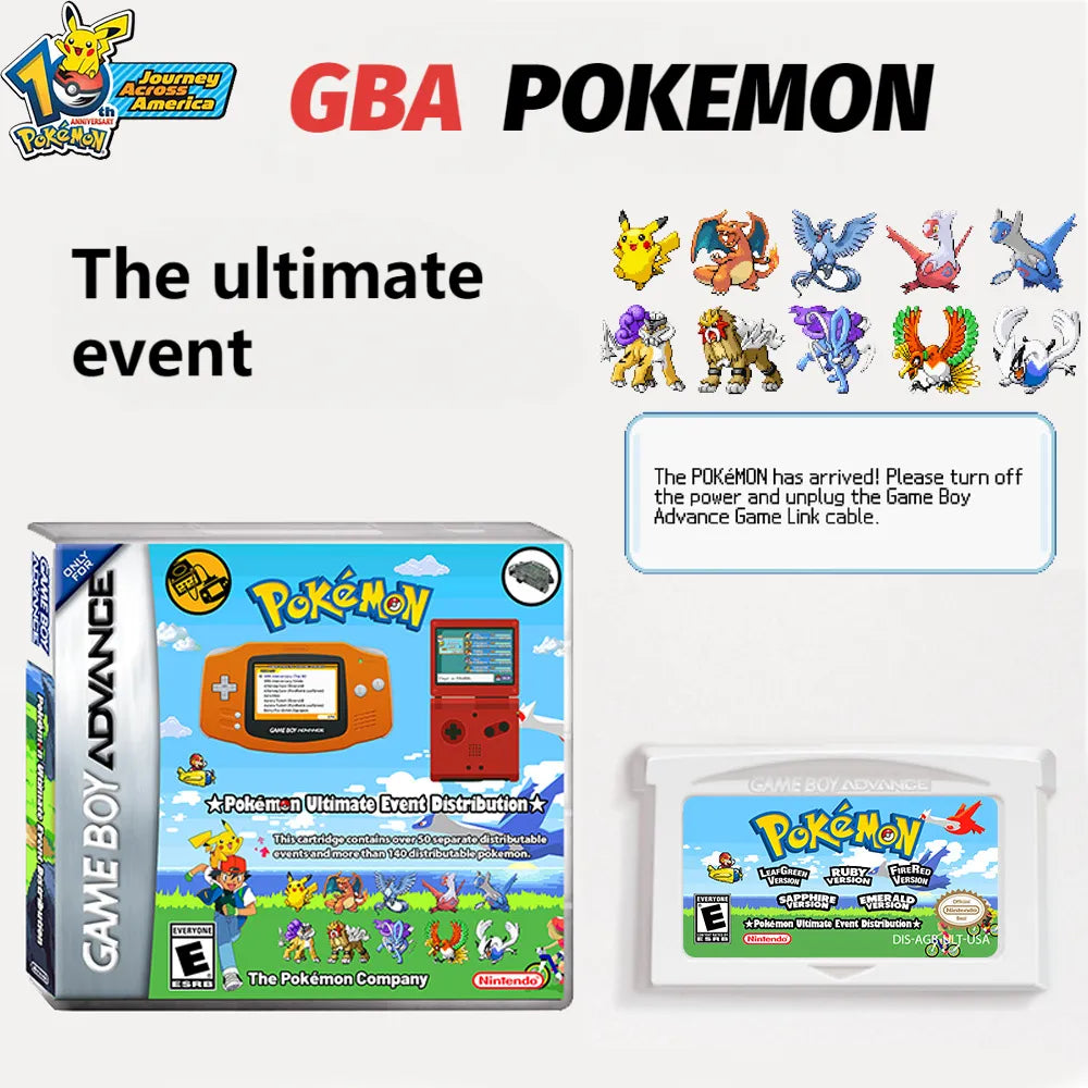 Pokemon GBA Cartridge Game | Pokemon Merch | Anime Merch – EVERYTHING ...