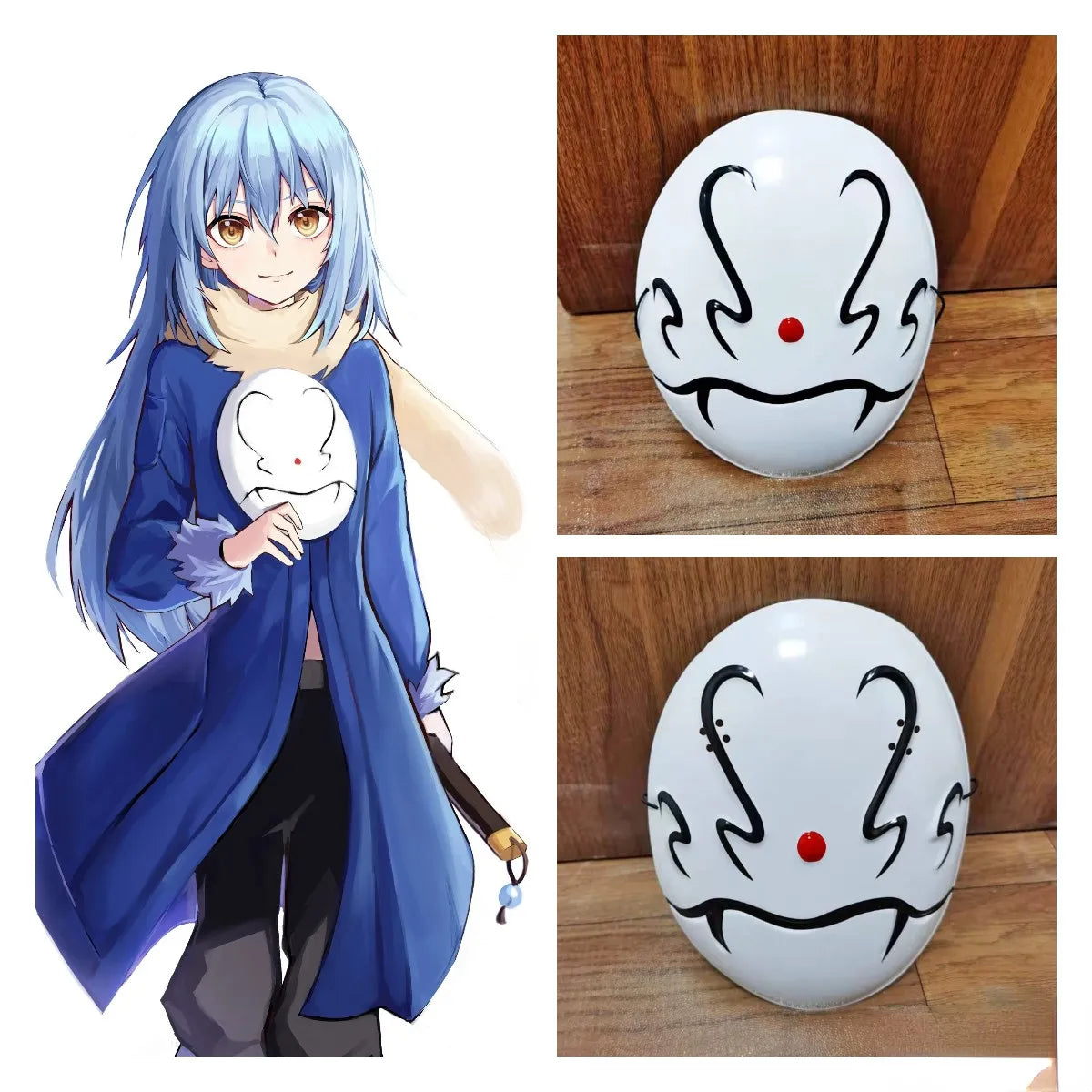 Rimuru Tempest Cosplay Mask |Reincarnated to Slime Merch | Anime Merch ...