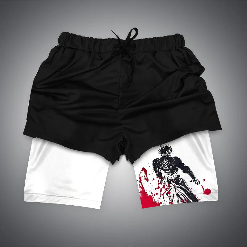 Baki Yujiro Hanma 2 in 1 Shorts | Baki Merch | Anime Merch – EVERYTHING ...