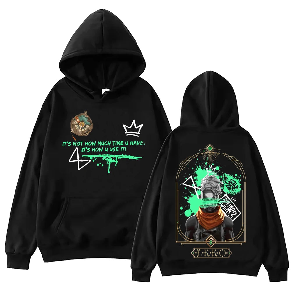 Ekko Arcane Hoodies | Arcane Merch | Anime Merch | Hoodies – EVERYTHING ...