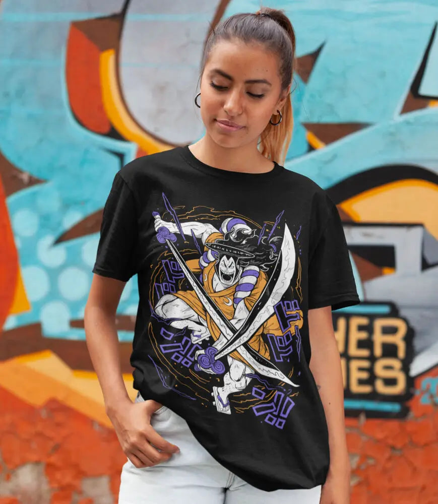 Oden Dual Blade Fury Tee | Anime shirts | Anime merch | Anime tees ...