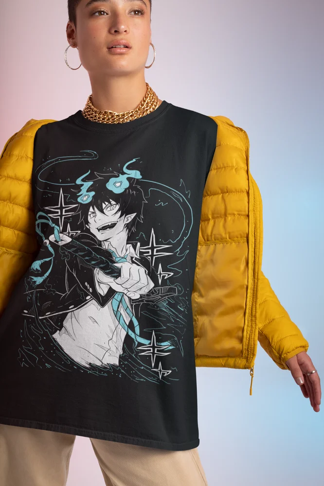 Blue Exorcist Sword Strike Tee | Anime shirts | Anime merch ...