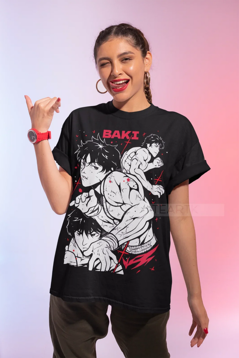 Baki Hanma T-Shirt | Anime shirts | Anime merch | Anime tees ...