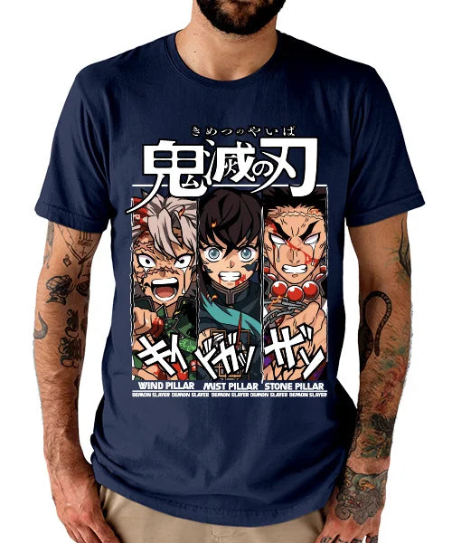 Demon Slayer Hashira Trio Tee | Anime Shirts | Anime Tees | Anime ...
