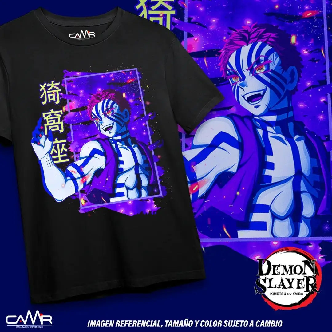 Akaza Demon Slayer Tee | Anime shirts | Anime merch | Anime tees ...