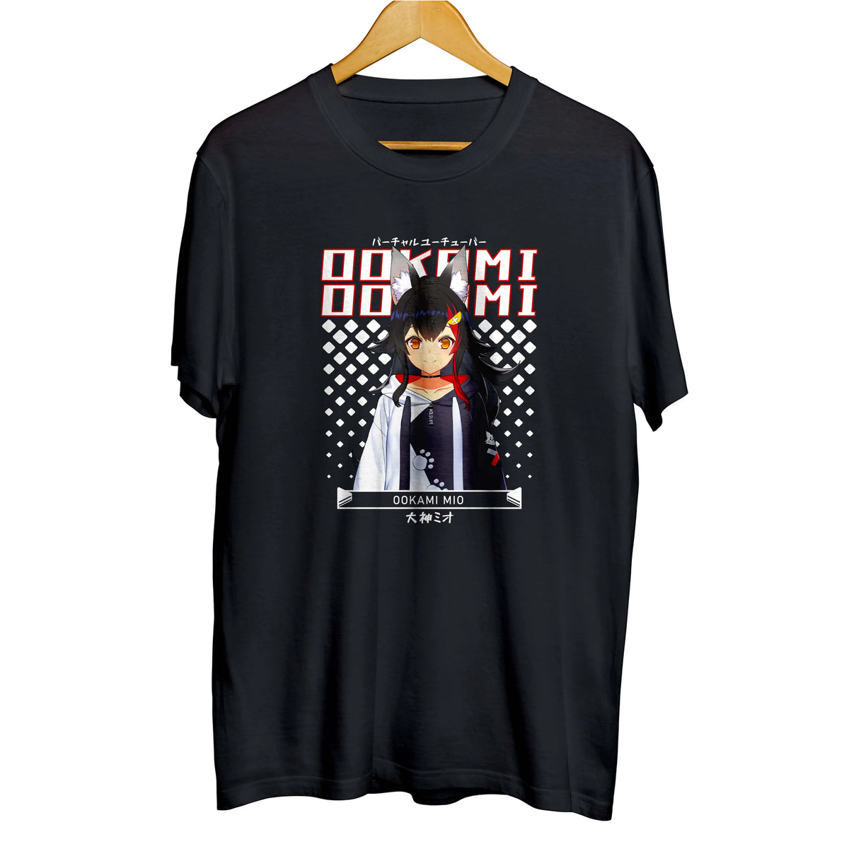 Ookami Mio Vtuber Tee | Anime shirts | Anime merch | Anime tees ...