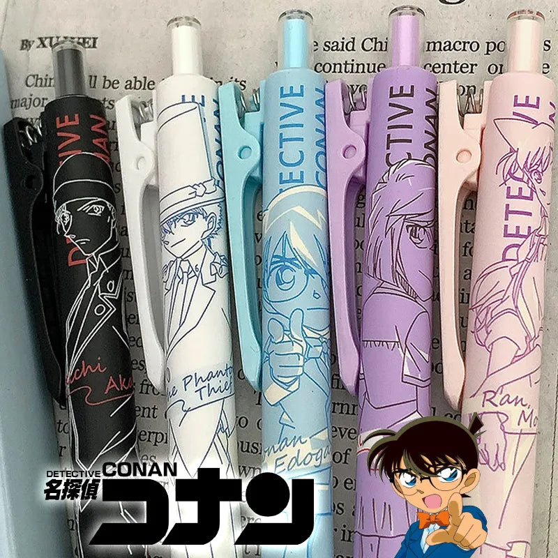 Case Closed Characters Gel Pens | Case Closed Merch | Anime Merch ...