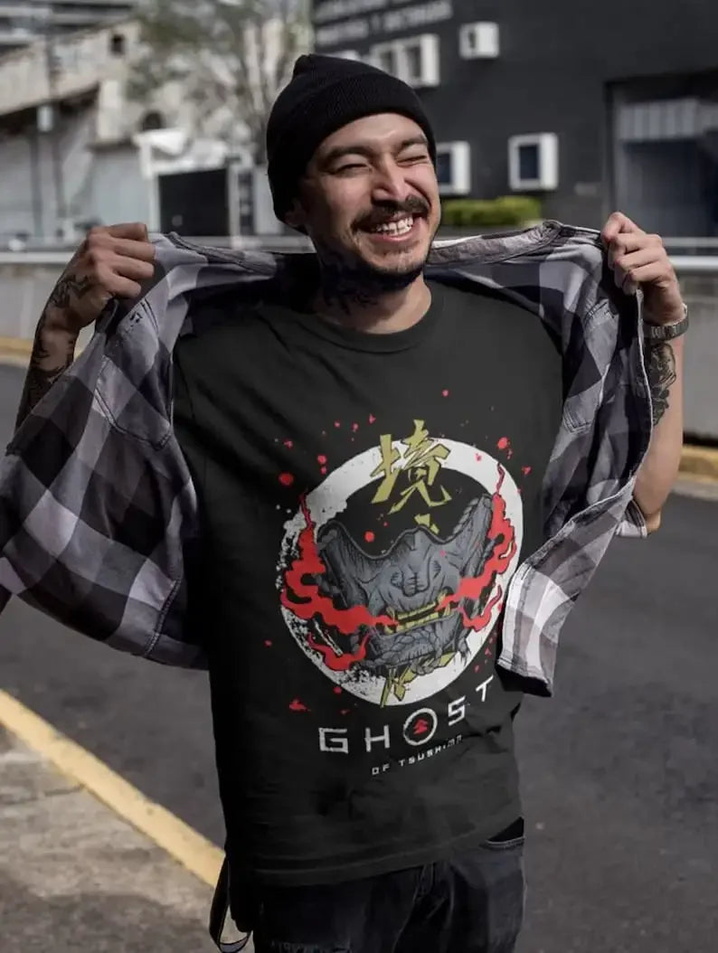 Ghost of Tsushima Samurai Tee | Anime shirts | Anime merch ...