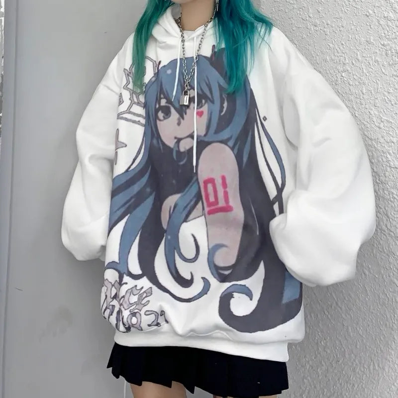 Hatsune Miku Sweatshirt | Hatsune Miku Merch | Anime Merch – EVERYTHING ...