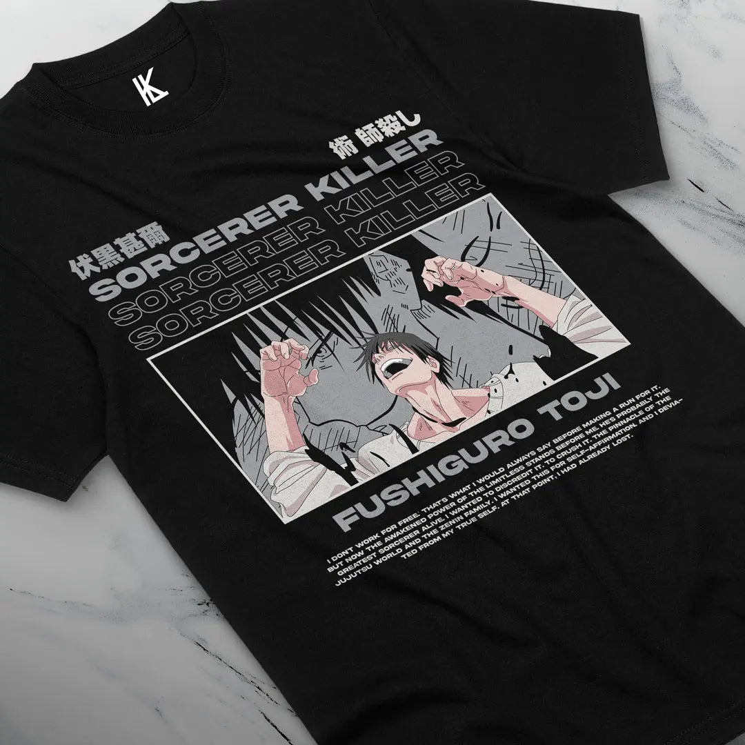 Toji Fushiguro JJK Tee | Jujutsu Kaisen Merch | Anime Merch | T-Shirt ...