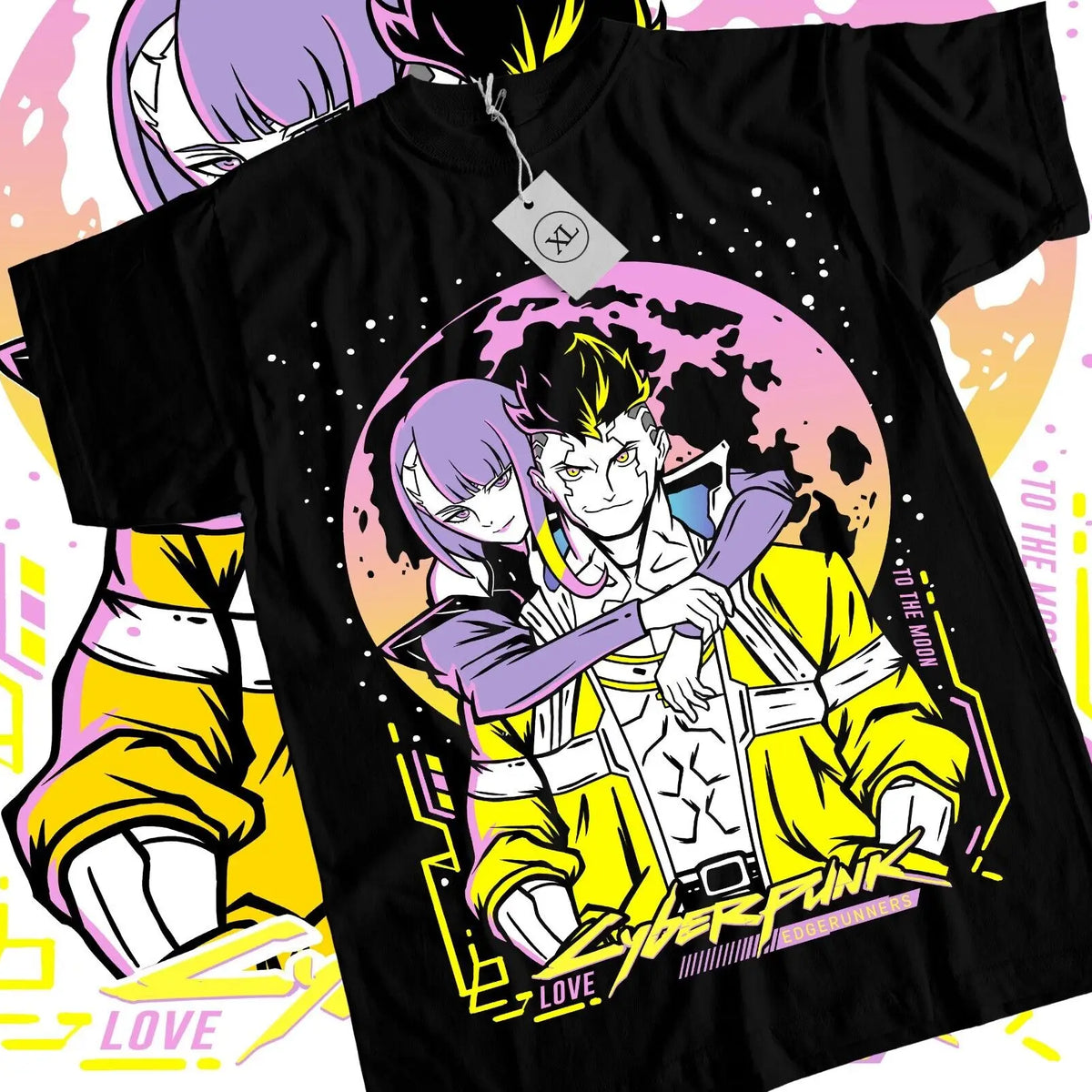 Cyberpunk Edgerunners Love Tee | Anime shirts | Anime merch ...