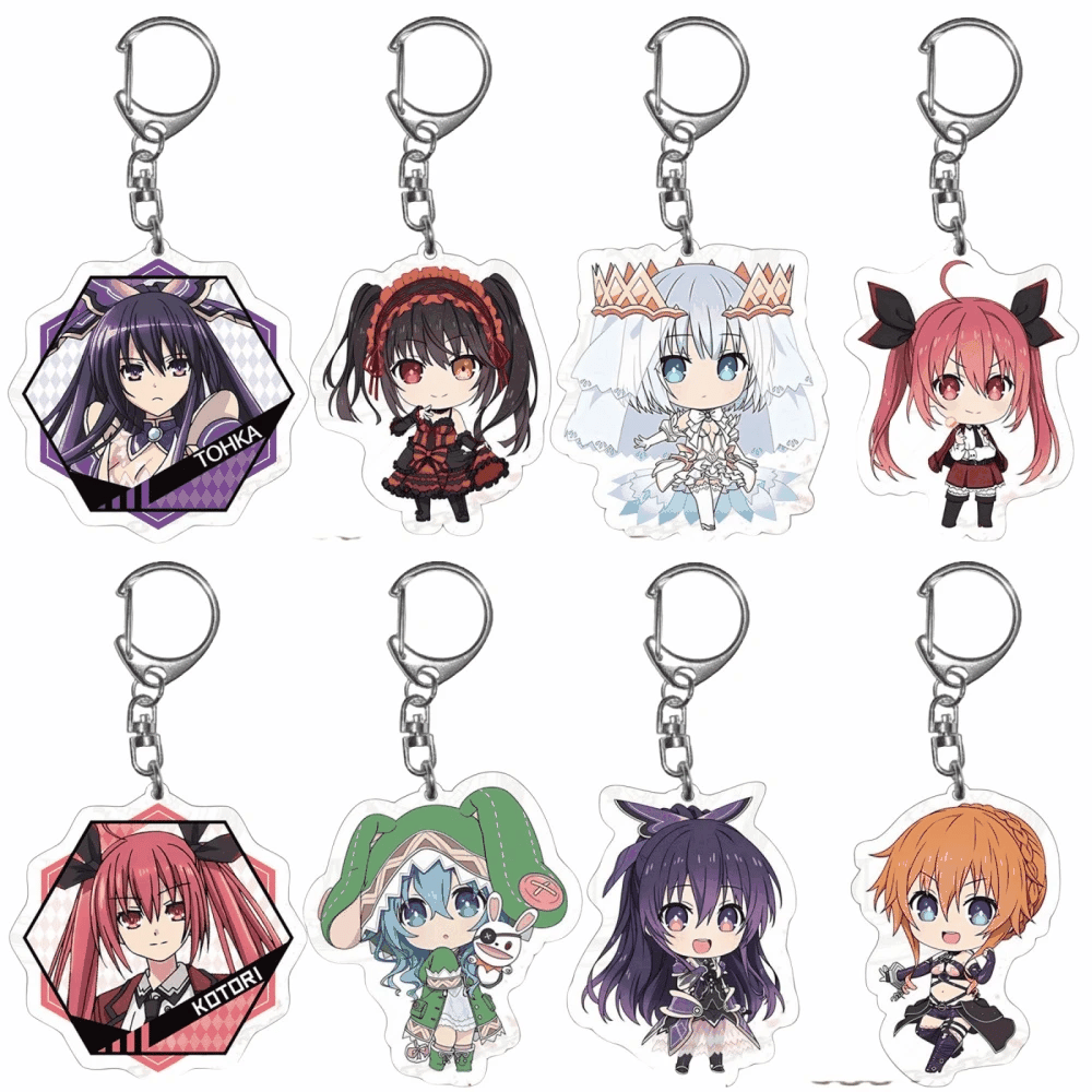 Kawaii Date A Live Acrylic Keychains | Date A Live Merch | Anime Merch ...