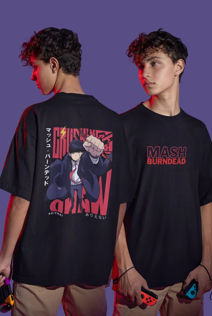 Mash Burnedead Tee | Mashle: Magic And Muscle Merch | Anime Merch ...