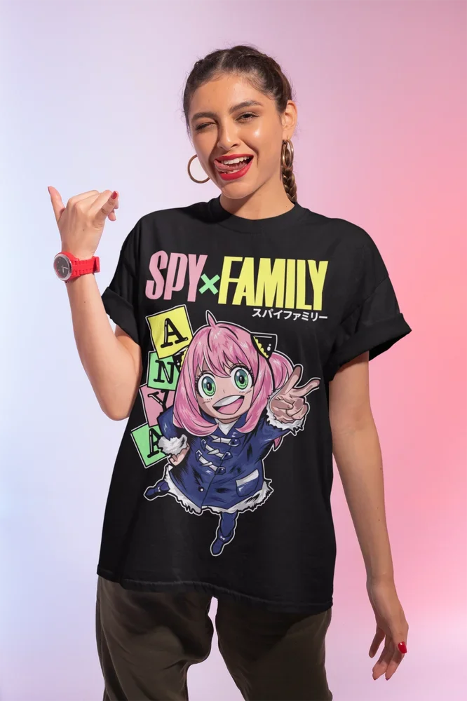 Spy X Anya T-Shirt | Anime Merch | Spy x Family Shirts | Anya Tees ...