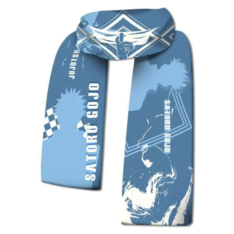 Satoru Gojo JJK Scarf | Jujutsu Kaisen Merch | Anime Merch | Scarfs ...