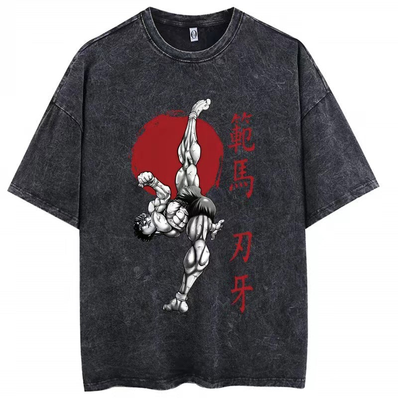 Vintage Baki Tees | Baki the Grappler Merch | Anime Merch | T-Shirts ...