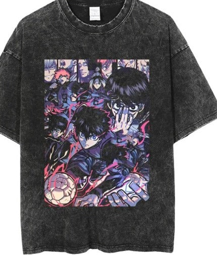 Vintage Blue Lock Tee | Blue Lock Merch | Anime Merch | T-Shirt ...