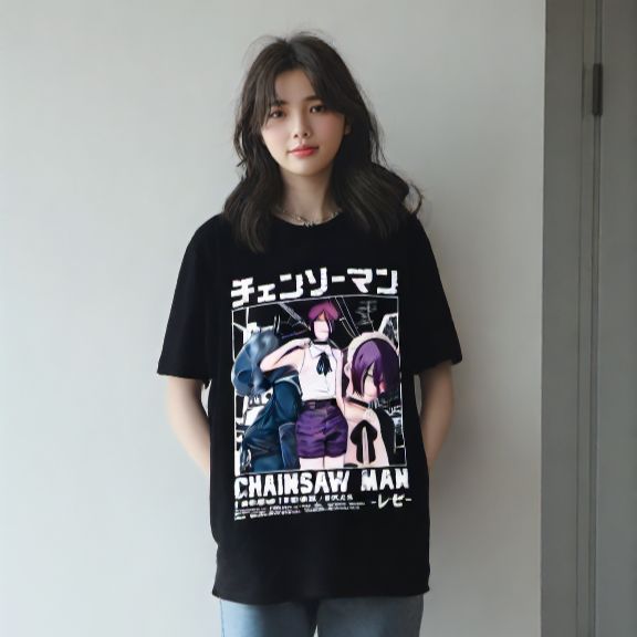 Reze Chainsaw Man Tee | Chainsaw Man Merch | Anime Merch | T-Shirt ...