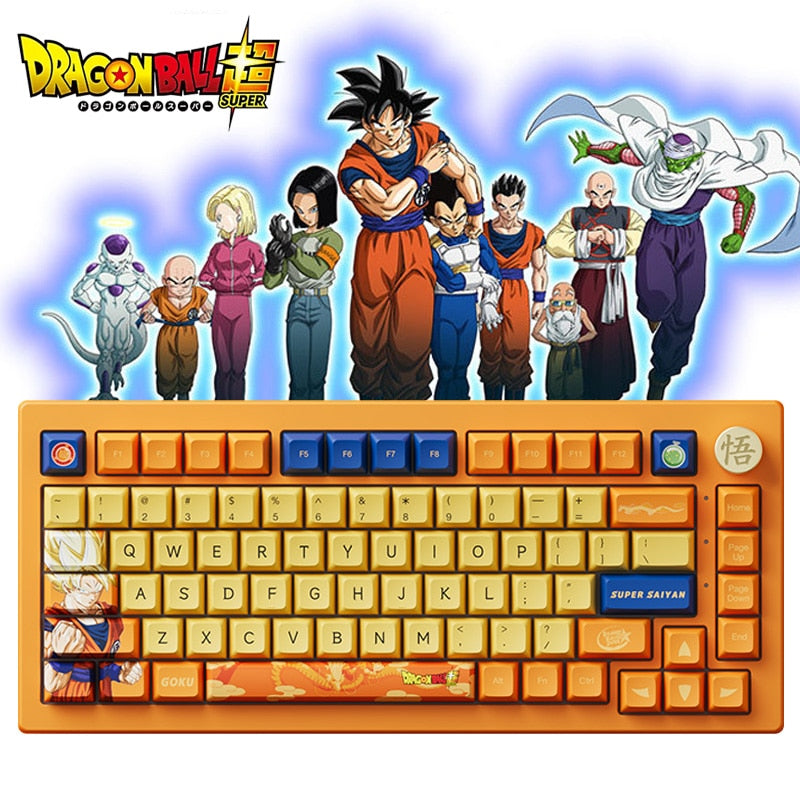 Dragon Ball Z Mechanical Keyboard - Son Goku Edition – EVERYTHING ...
