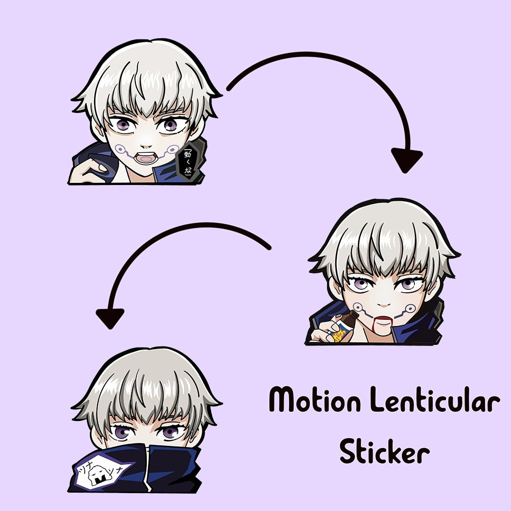 Jujutsu Kaisen Toge Inumaki Motion Stickers – EVERYTHING ANIMEE ...
