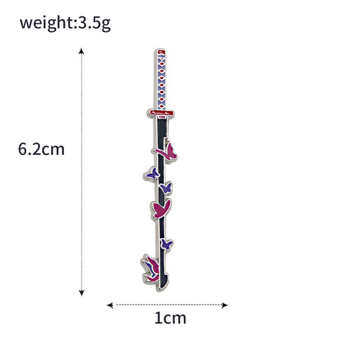 Demon Slayer Sword Keychain/Brooch – EVERYTHING ANIMEE AUSTRALIA PTY LTD