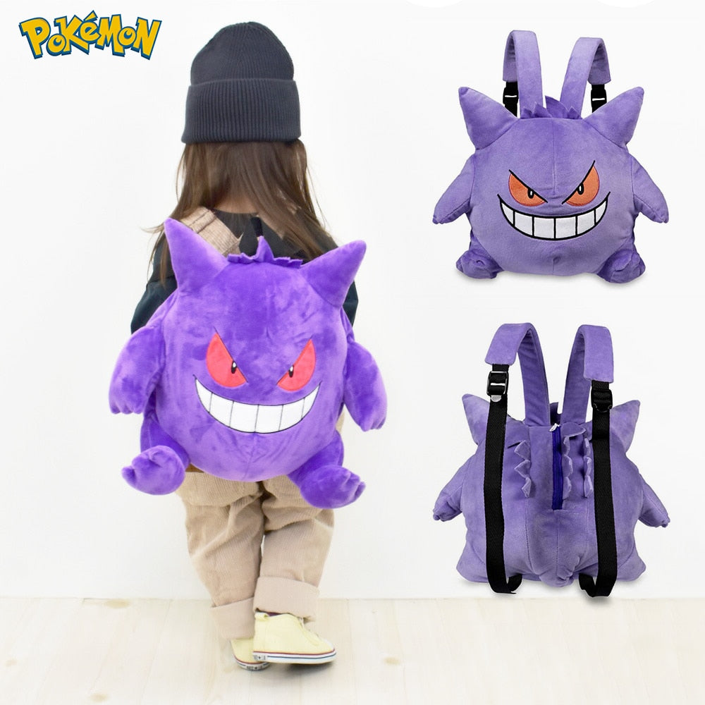 Pokémon Gengar Plush Backpack - everythinganimee - anime merch ...