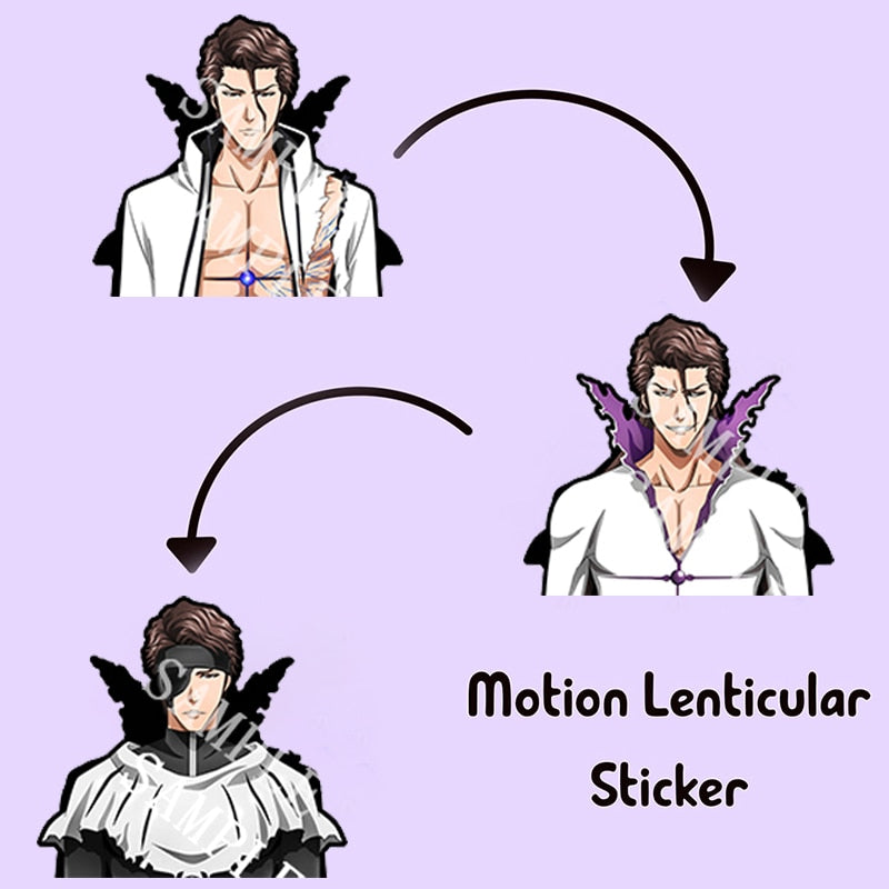 Eternal Illusion: Aizen Sousuke 3D Motion Stickers – EVERYTHING ANIMEE ...