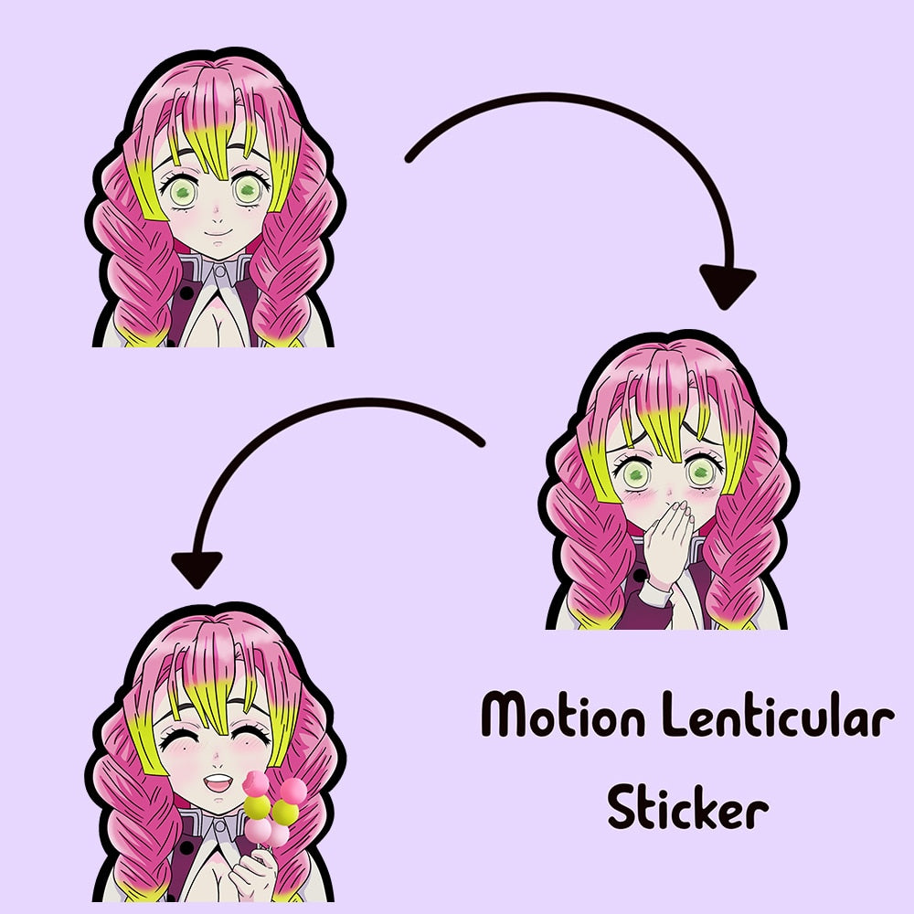 Enchanting Mitsuri Kanroji Motion Stickers – EVERYTHING ANIMEE ...
