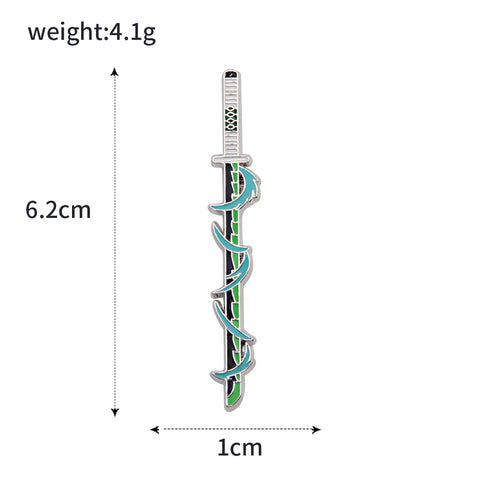 Demon Slayer Sword Keychain/Brooch – EVERYTHING ANIMEE AUSTRALIA PTY LTD